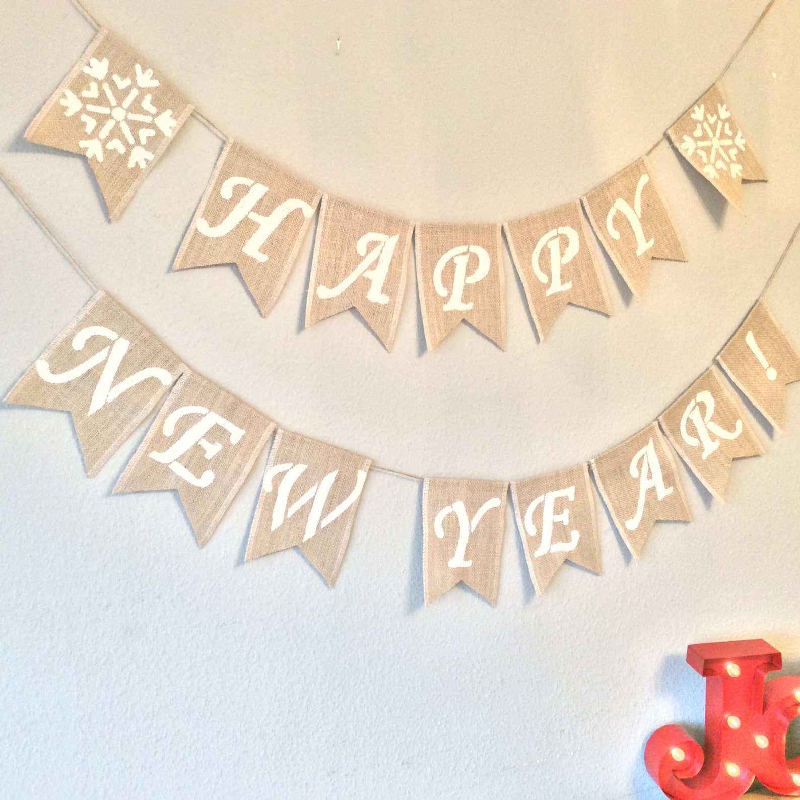 Happy New Year New Years Eve Party Vintage Bunting Banner. - Etsy UK