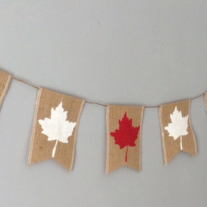 Canada Canadian Bunting Banner Hessian Burlap - Etsy UK