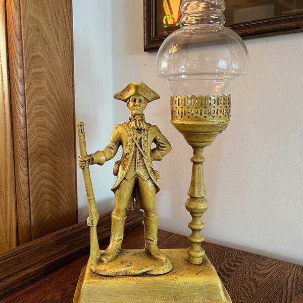 Vintage Soldier Lamp - Etsy