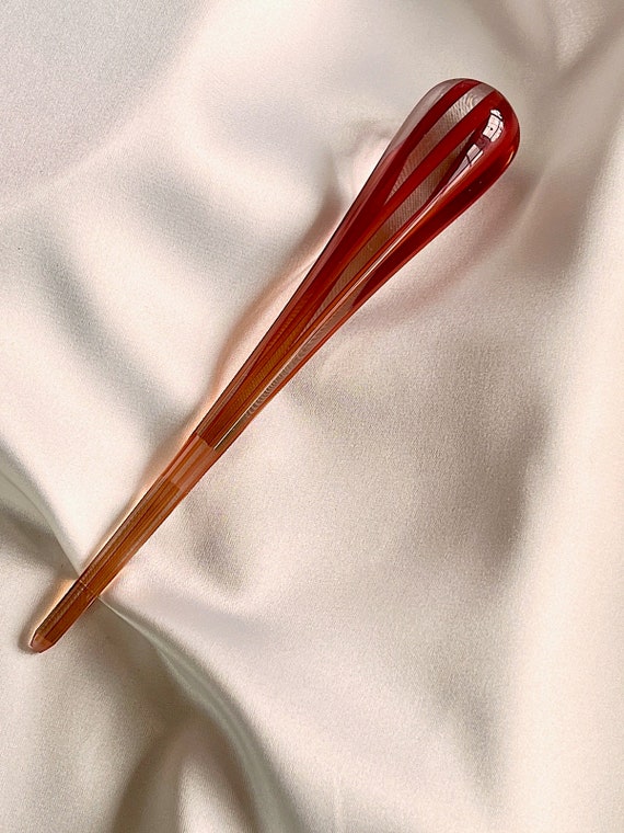 John Cook STUDIO ART Glass Flower Perfume Hand Blown … - Gem