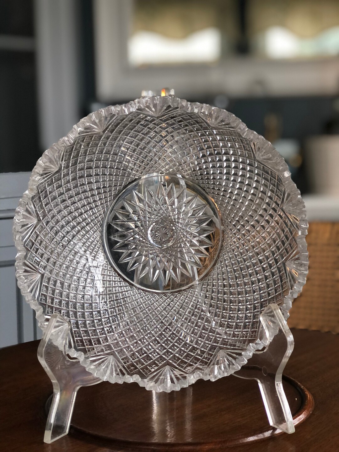 ABP Strawberry Diamond & Fan Pattern AMERICAN Brilliant Period Cut ...