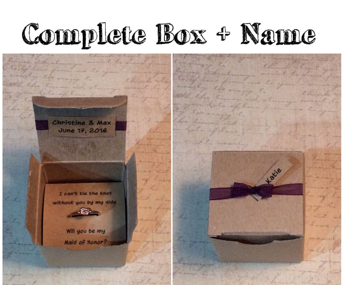 XO Silver Ring Bridesmaid Gift - Etsy