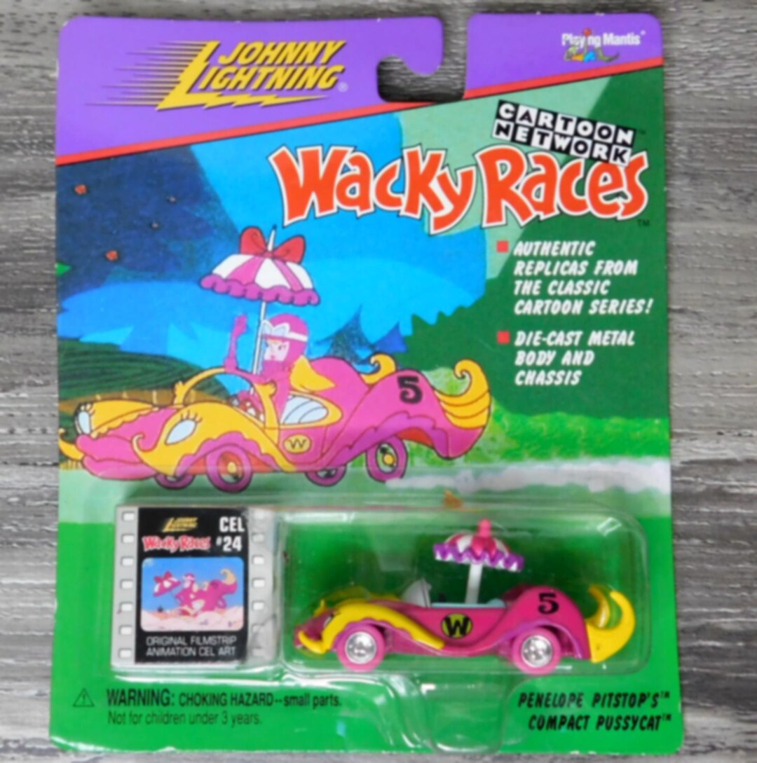 Vintage Johnny Lightning CARTOON NETWORK Wacky Races ~ Penelope Pitstop ...