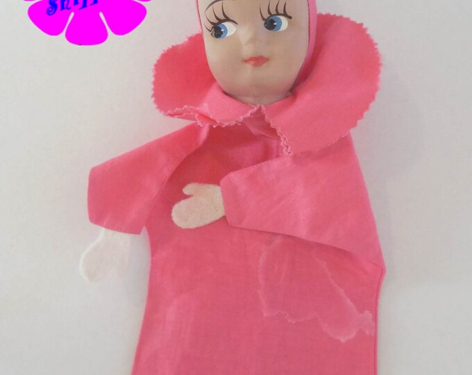 Vintage 1950s Pinkie Hospital Hand Puppet Doll - Etsy