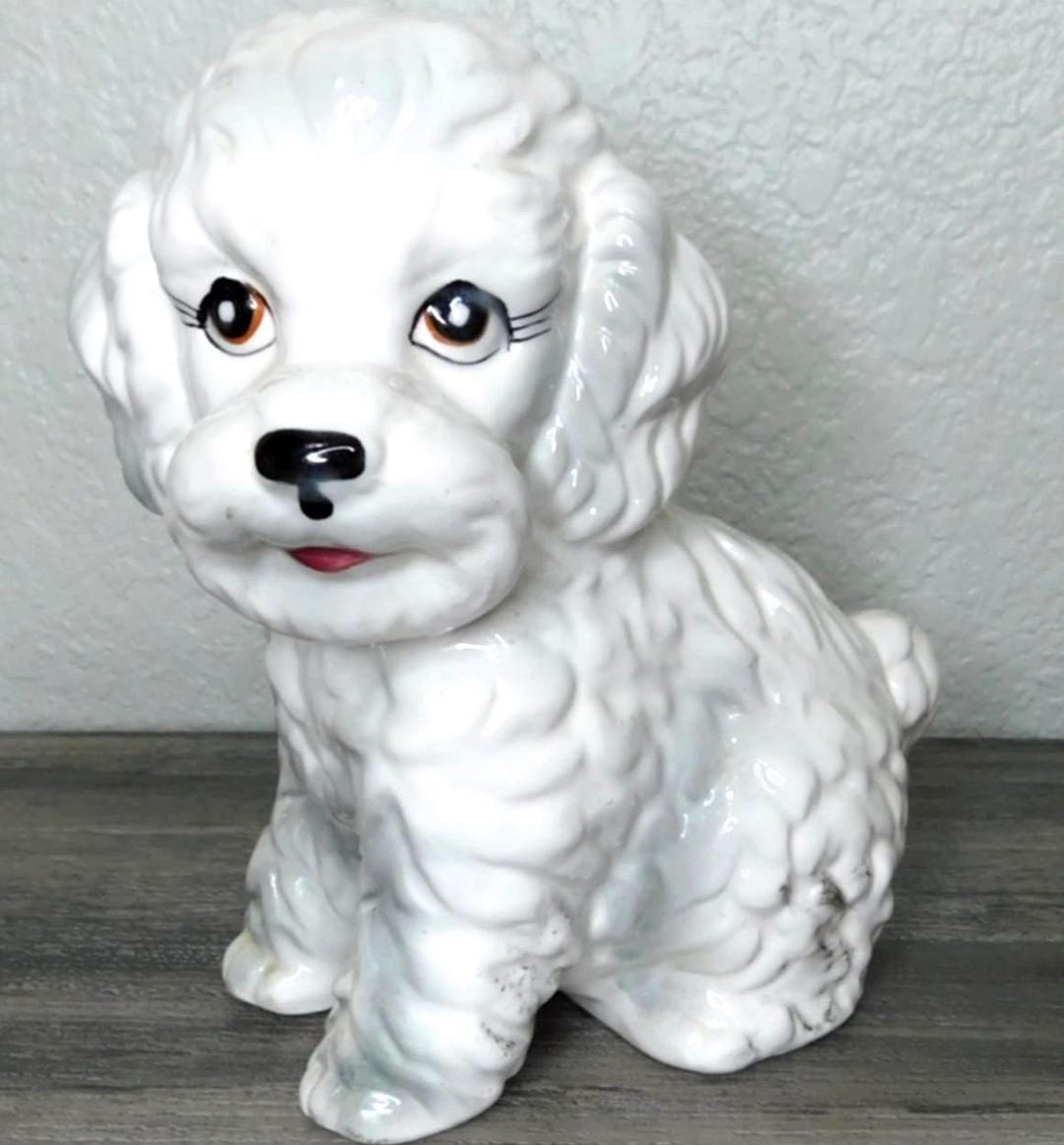 Vintage Poodle Bank ~ MCM Ceramic KITSCHY Poodle Bank Made in Japan - Etsy