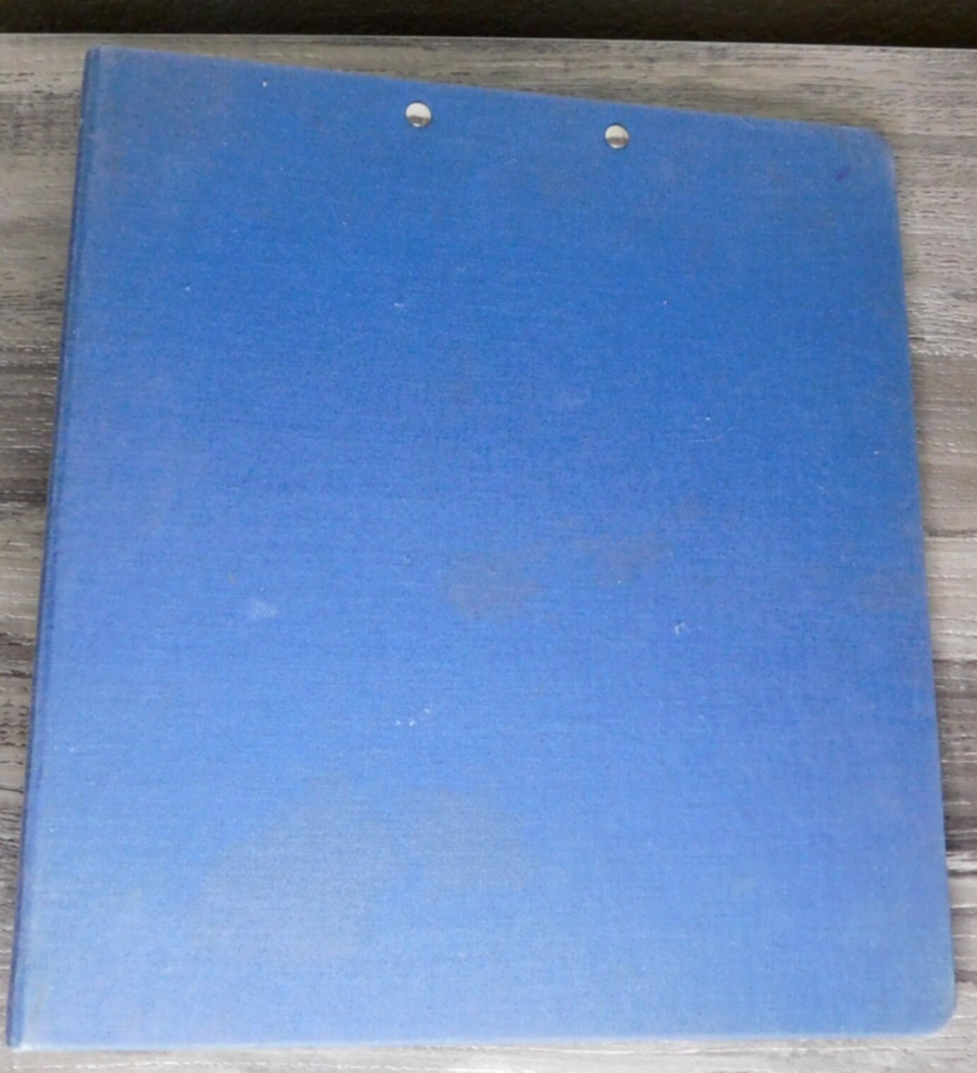 VINTAGE CLOTH BINDER blue Denim Cloth Binder 3 Ring Cloth Binder ...