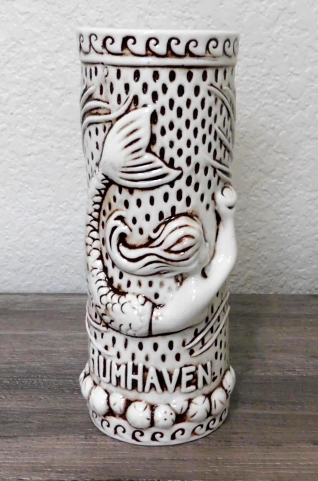 Tiki Rob RUMHAVEN Mermaid Siren Tiki Mug 3D Raised Embossed - Etsy