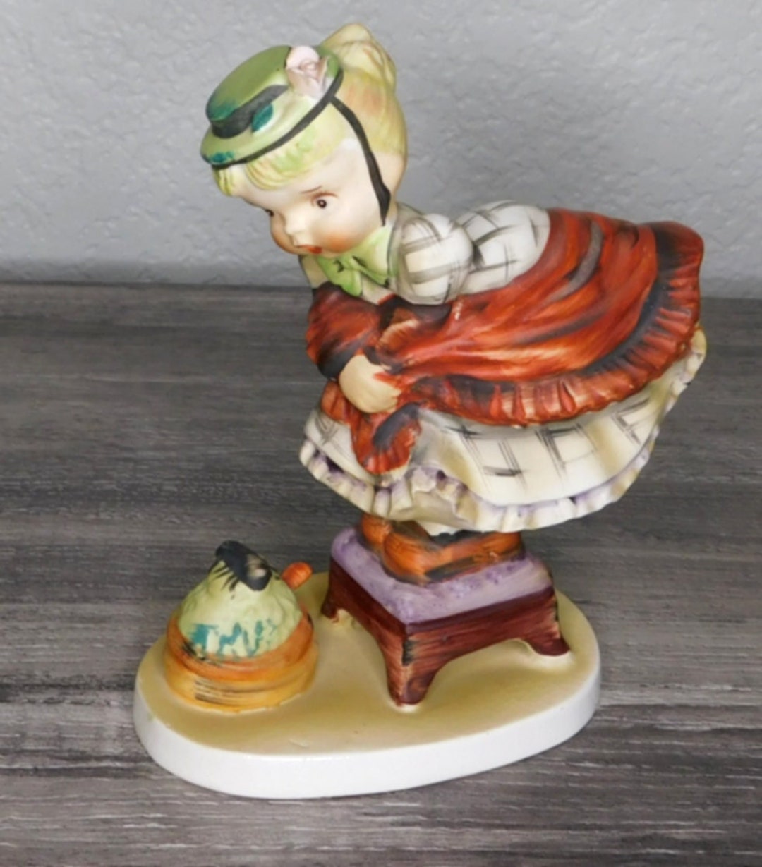 Vintage LEFTON Little MISS MUFFETT Figurine #1106 - Etsy