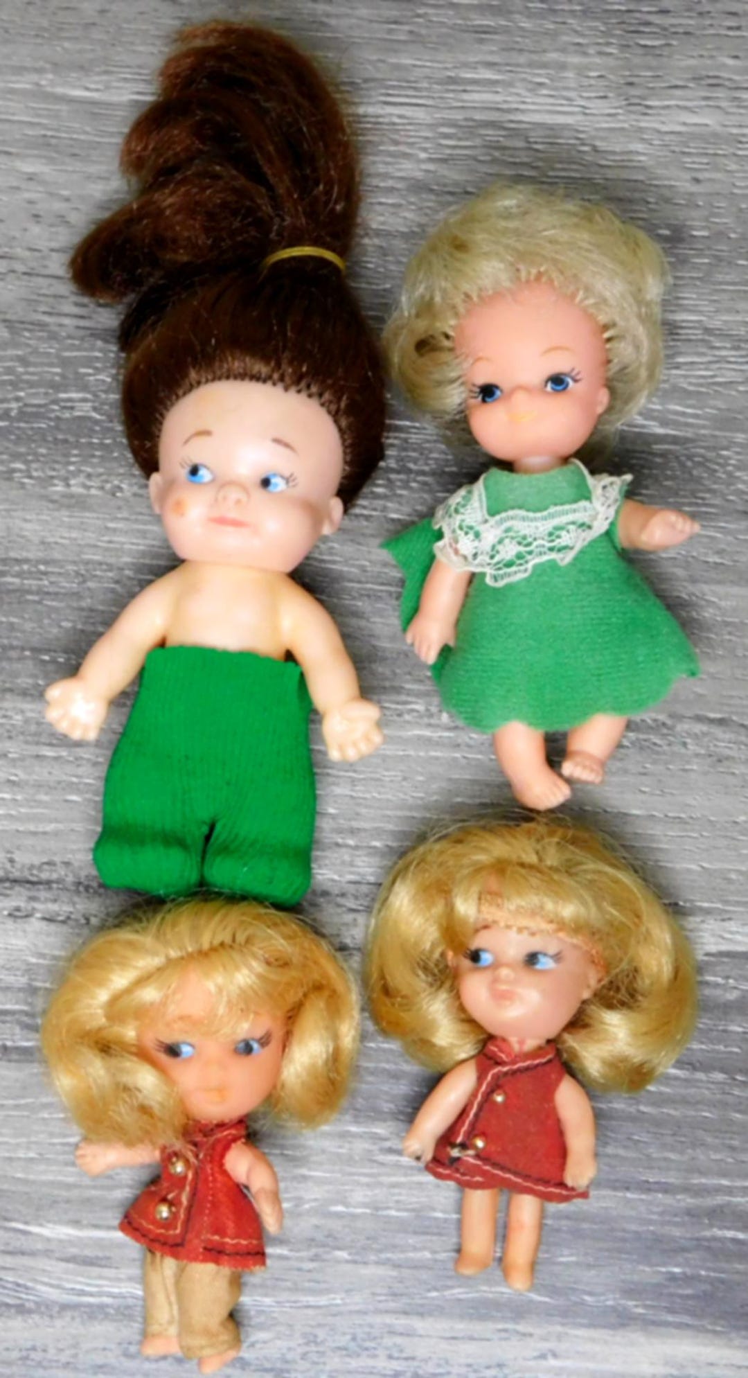 Vintage Uneeda PEE WEE DOLLS Lot of 4 ~ 1960s ~ Mini Play Doll Lot - Etsy