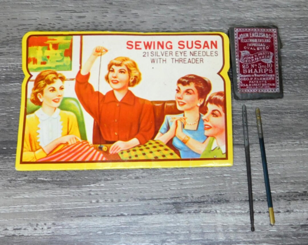 Vintage Sewing Lot ~ Antique Bodkin Needles ~ Sharps Needles ~ Sewing ...