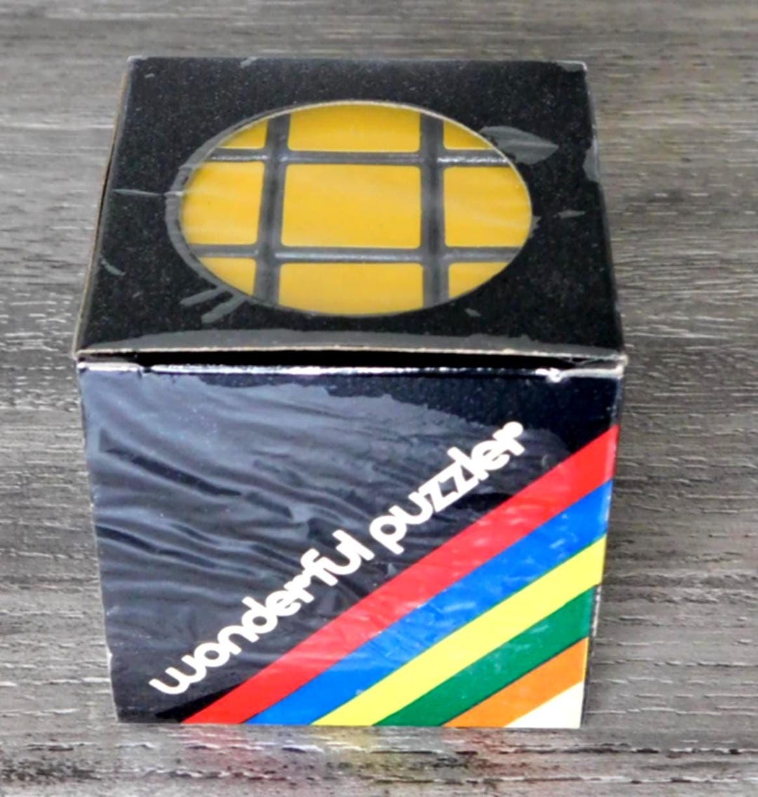 Vintage RUBIK'S CUBE Knock off ~ Wonderful Puzzler 1980s NOS - Etsy