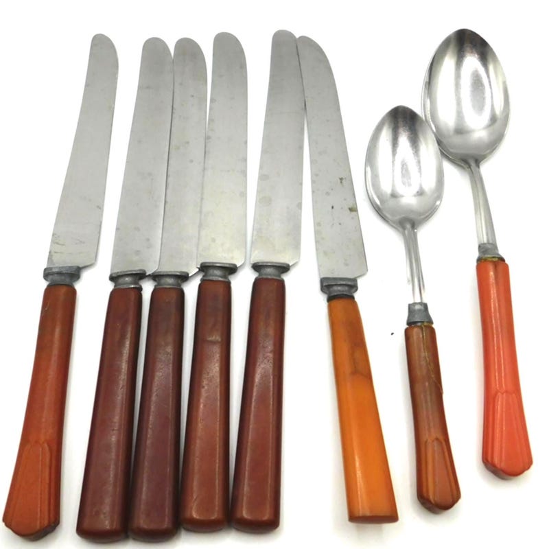 Bakelite Flatware - Etsy