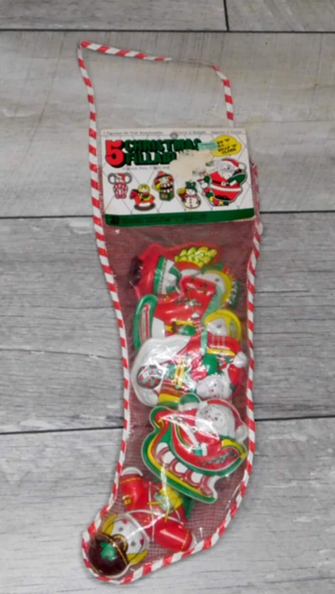 VINTAGE CHRISTMAS FILLABLES Plastic Stocking Stuffers/nostalgic ...
