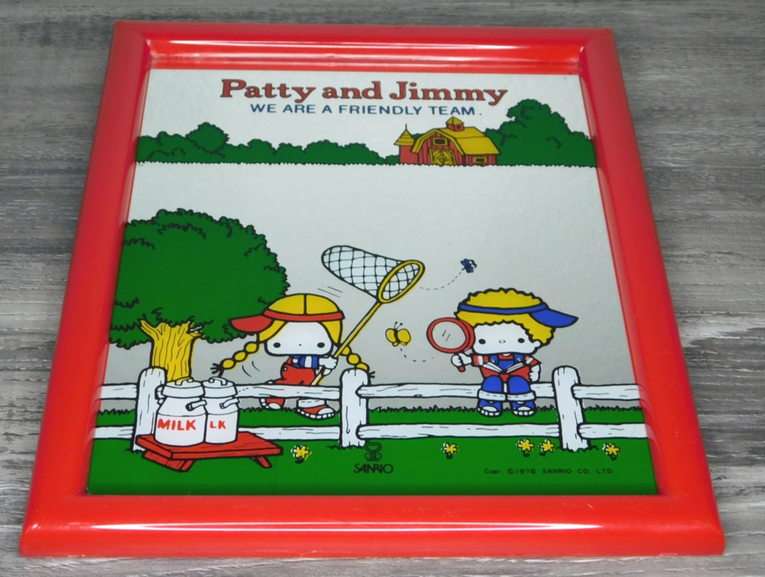 Vintage HELLO KITTY ~ SANRIO Patty & Jimmy Mirror~ Hello Kitty ...