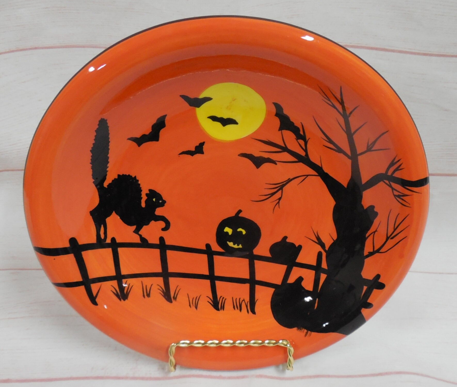 8 pcs skeleton gold trim halloween plates - munimoro.gob.pe