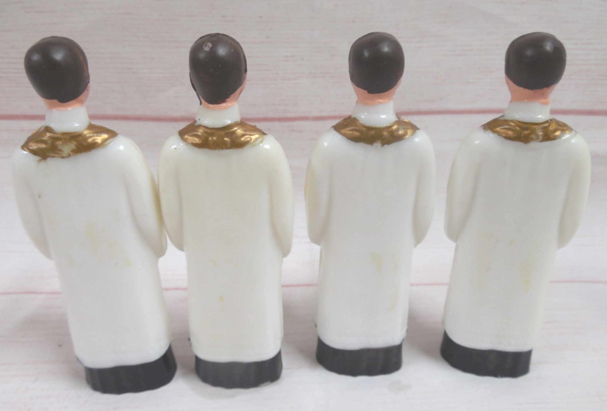 Vintage Mid Century/Retro/Wilton/Plastic/Choir Boys/Altar Boys/Cake ...