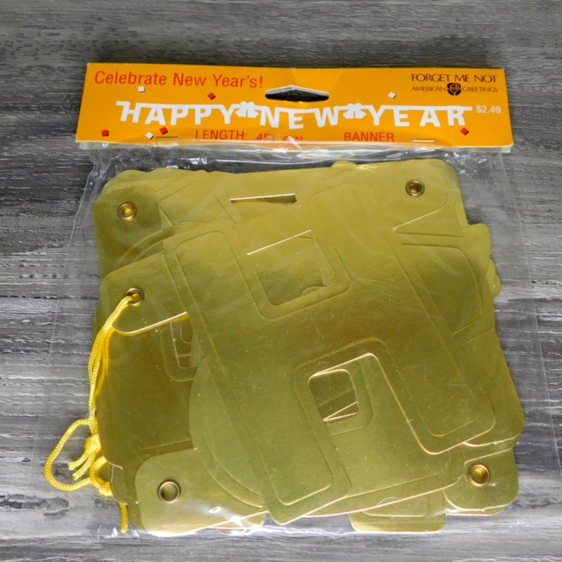 Happy New Year Banner - Etsy