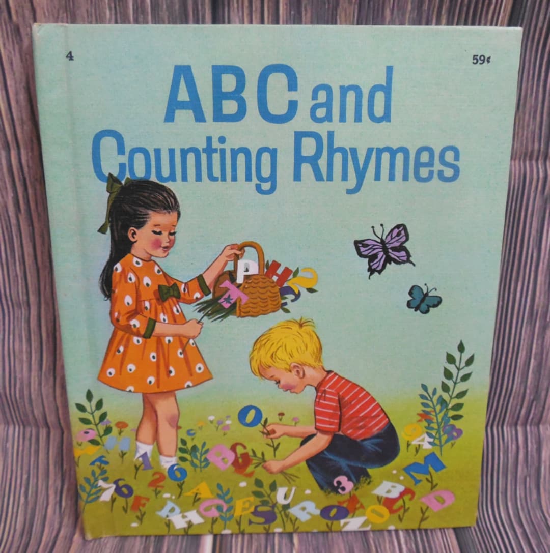 VINTAGE CHILDREN'S ABC Book Alphabet and Counting Rhymes/mary Horton ...