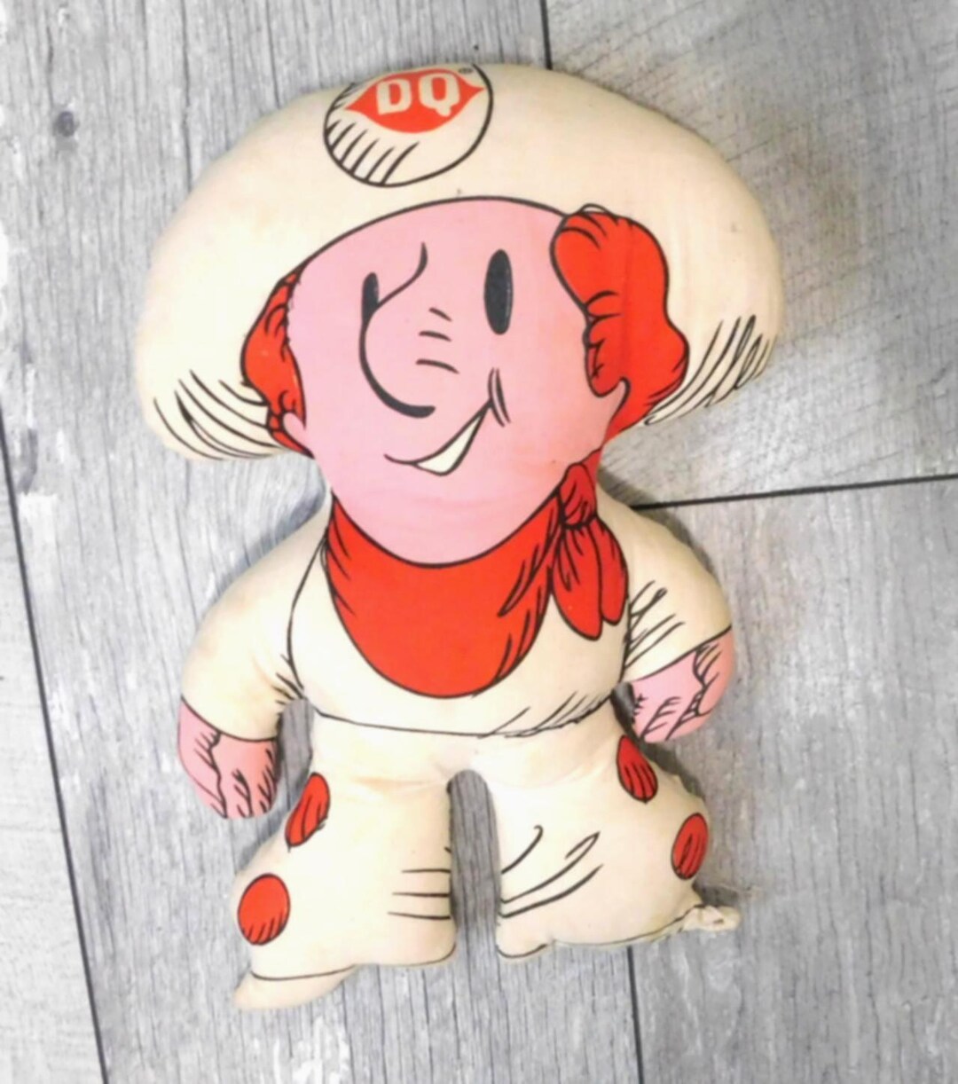 Vintage Dairy Queen Texas DQ Kid Plush Pillow Pal Toy 1974 ~ 12"h - Etsy