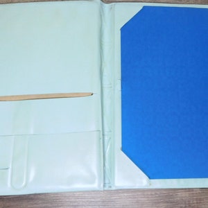 Vintage MCM Ponytail DESKETTE Vinyl Folder Portfolio - Etsy