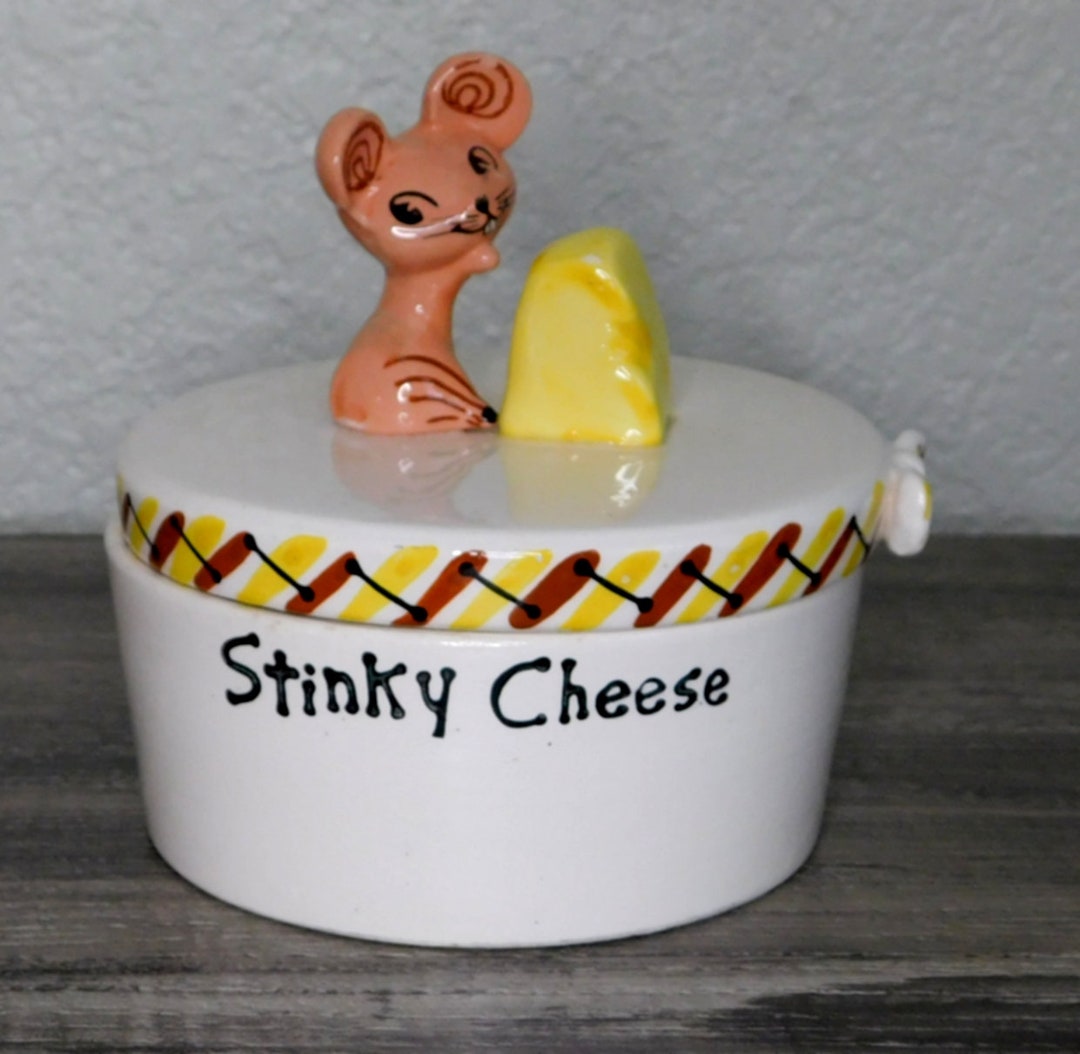 Vintage HOLT HOWARD Kitsch Stinky Cheese Container 1958 - Etsy