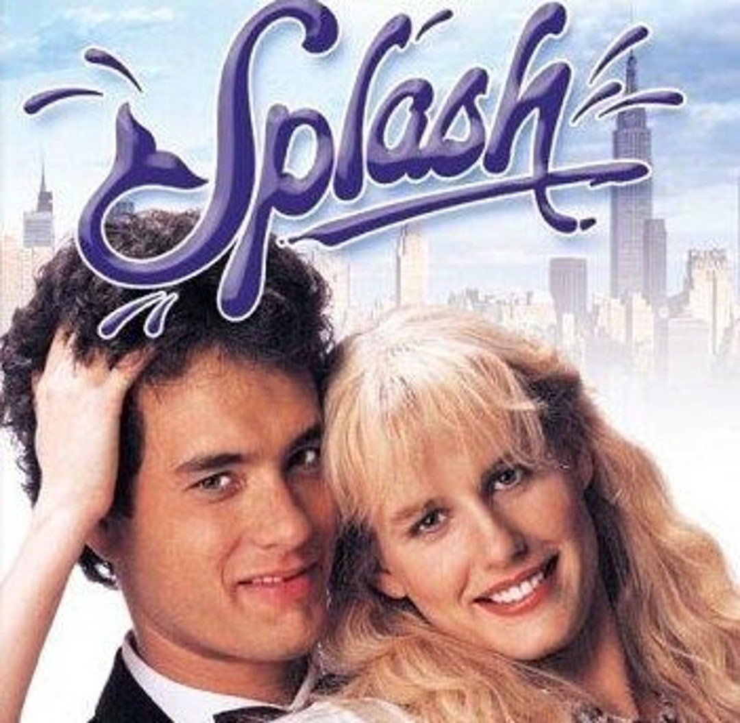 Vintage DISNEY splash MOVIE Lenticular Metal Button Pin 1983 Rare Find ...