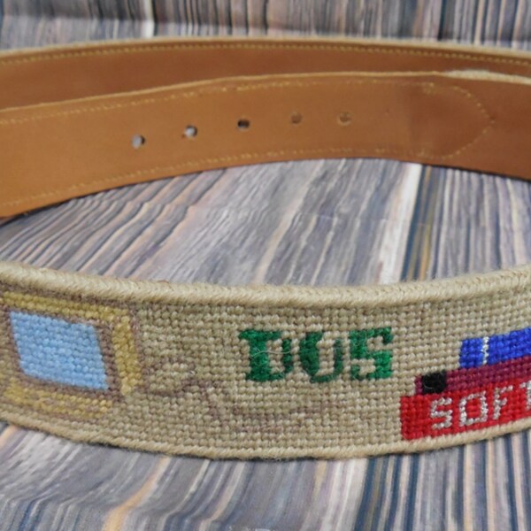 Needlepoint Belt - Etsy