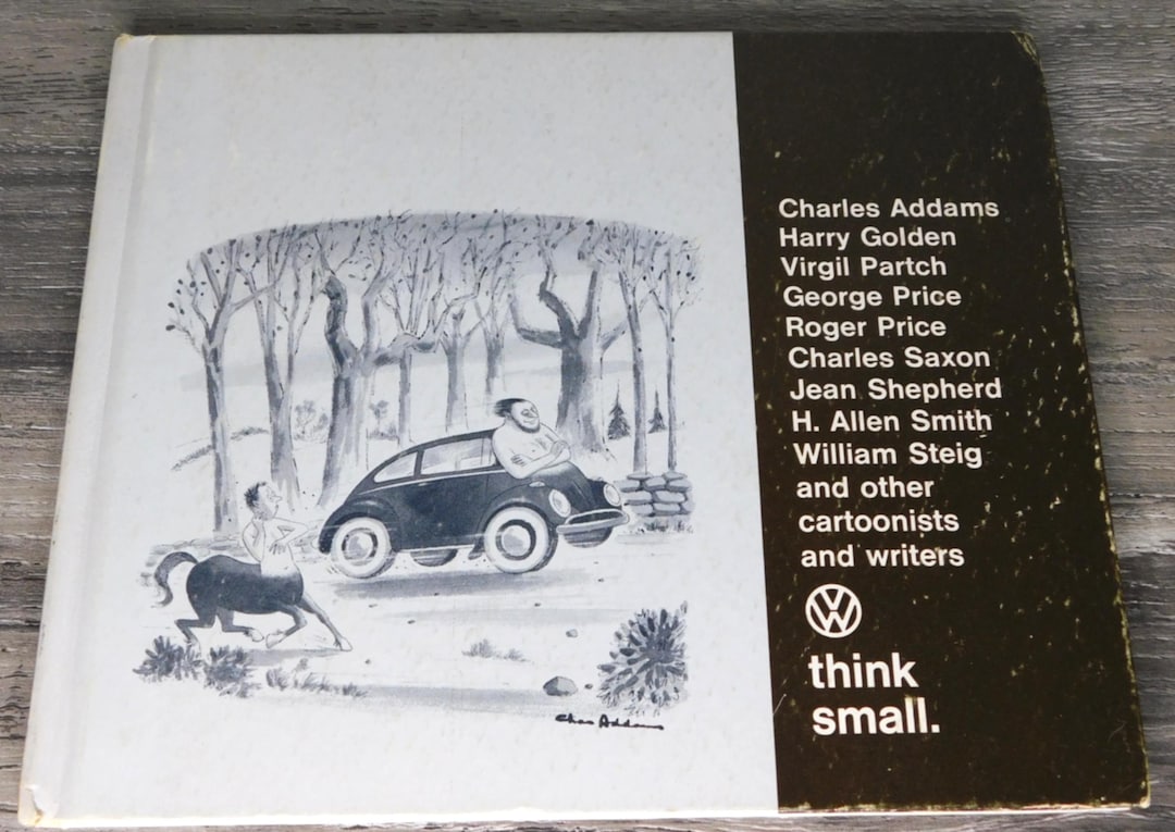 Vintage Volkswagen "think Small" Book 1967 ~ Jean Sheperd ~ Charles ...
