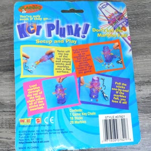 Vintage Kerplunk Game Keychain NOS ~ Kitschy Keychain ~ Vintage Child's ...