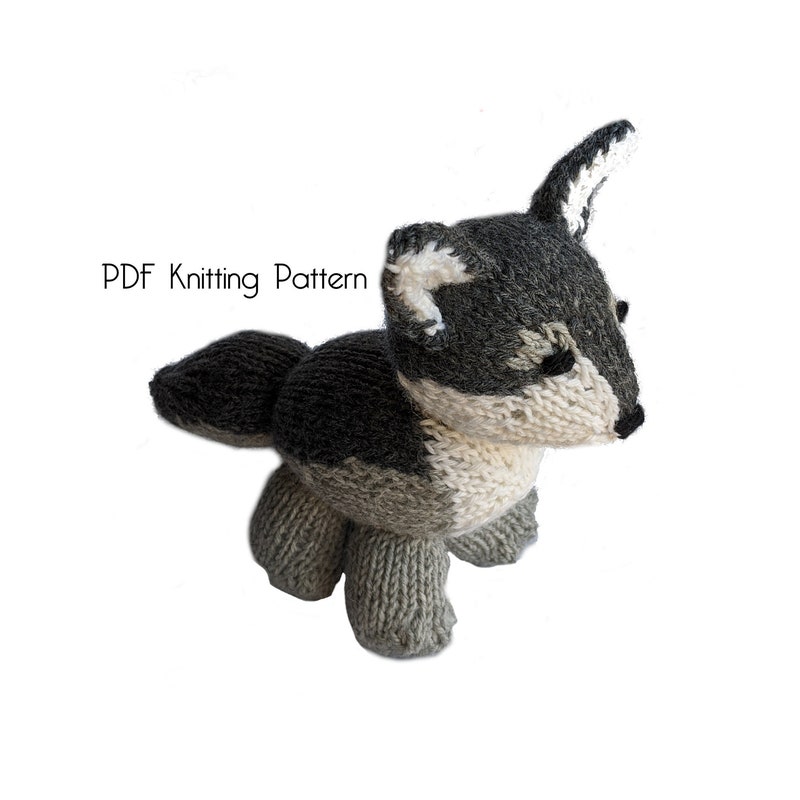 Knitted Wolf - Etsy