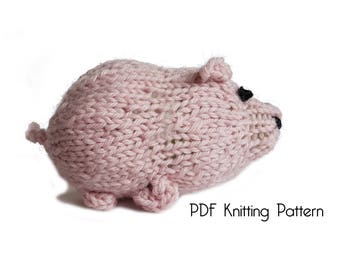 Knitted Tiny Fox Pattern PDF Pattern Knitting Pattern DIY | Etsy