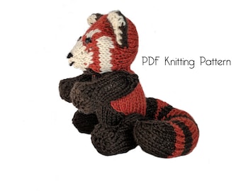 Panda Knit Pattern - Etsy
