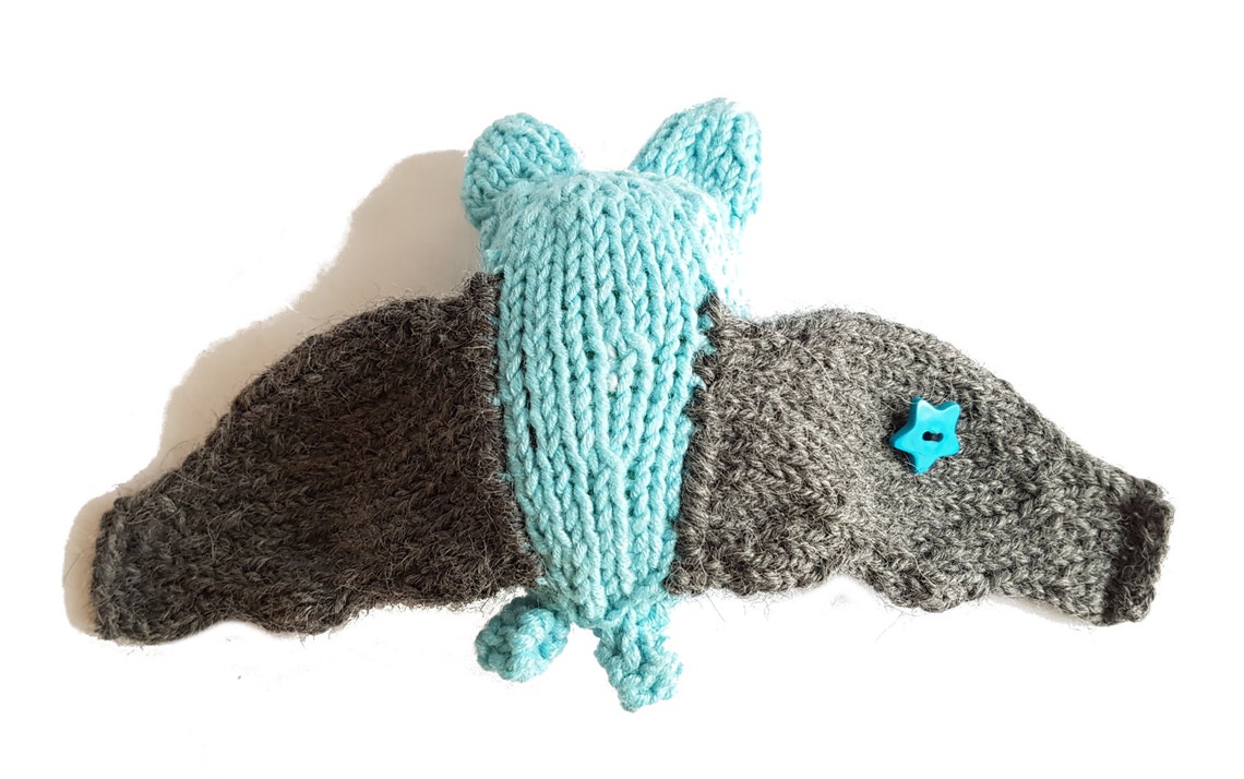 Knitted Cuddly Bat Pattern PDF Pattern Knitting Pattern | Etsy