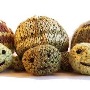 Knitted Tiny Turtle Pattern, PDF Pattern, Knitting Pattern, DIY, Amigurumi, Knitted Turtle ...