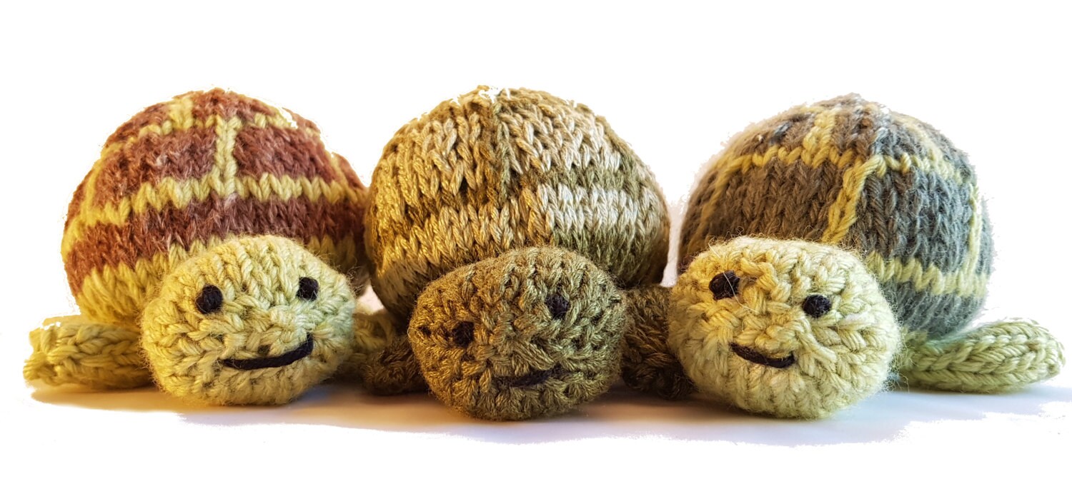 Knitted Tiny Turtle Pattern PDF Pattern Knitting Pattern | Etsy