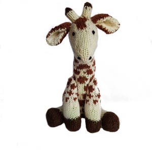 Knitted Giraffe, PDF Pattern, Knitting Pattern, DIY, Knitted Giraffe ...
