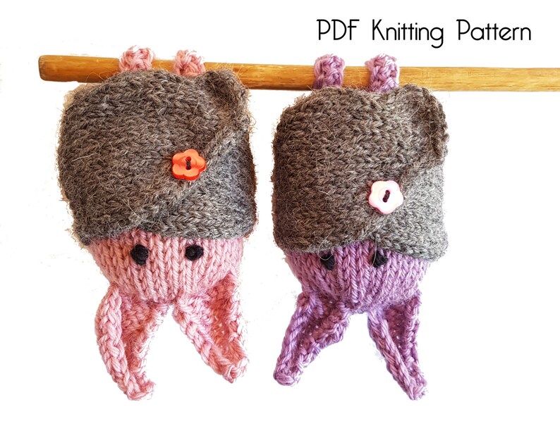 Knitted Cuddly Bat Pattern PDF Pattern Knitting Pattern | Etsy
