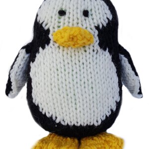 Knitted Penguin & Baby Penguin Pattern, DIY Stuffed Animal (PDF Pattern ...