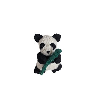 Knitted Panda Bear Pattern, PDF Pattern, Knitting Pattern, DIY, Knitted ...