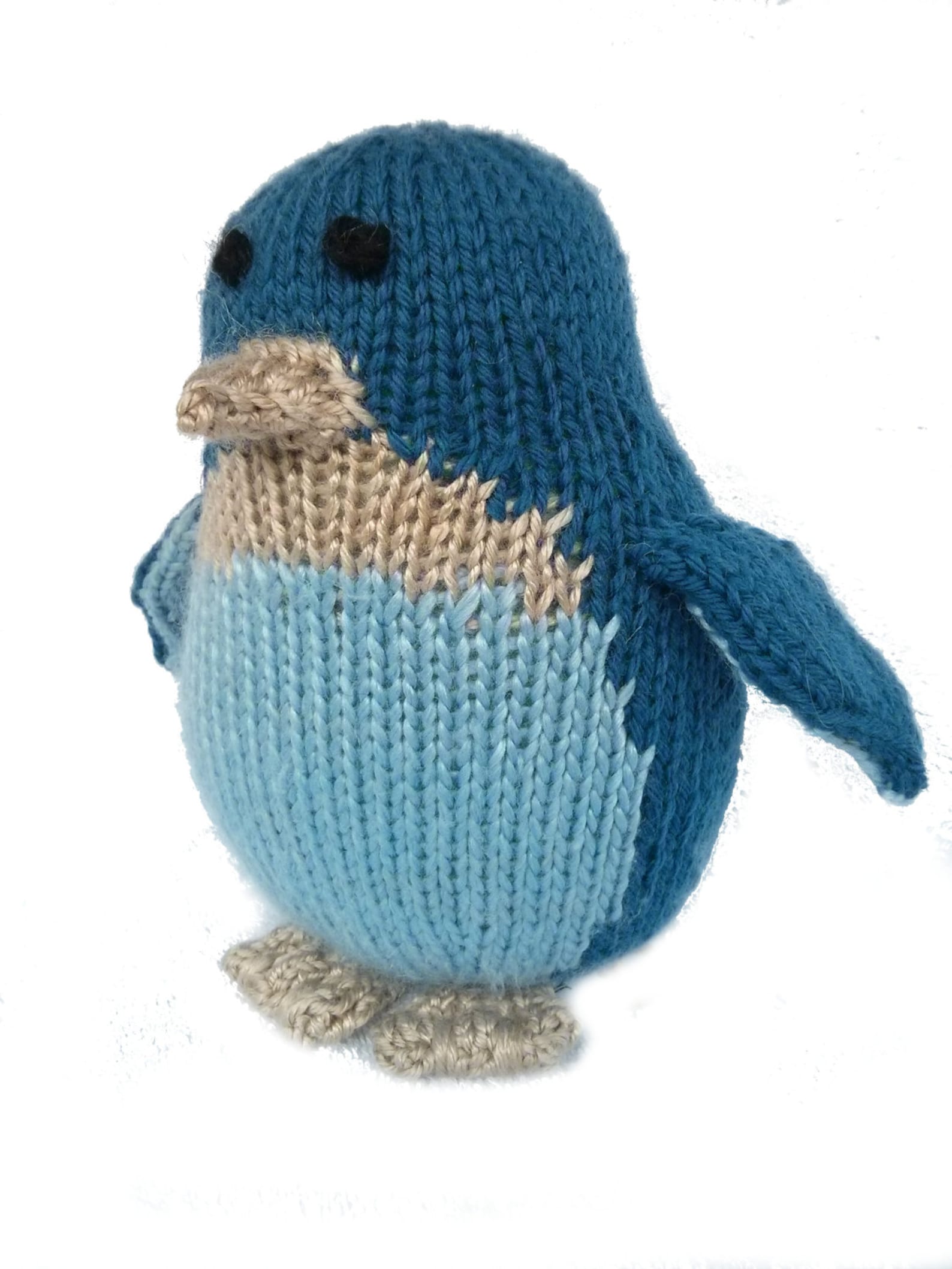 Knitted Penguin & Baby Penguin Pattern, DIY Stuffed Animal (PDF Pattern ...