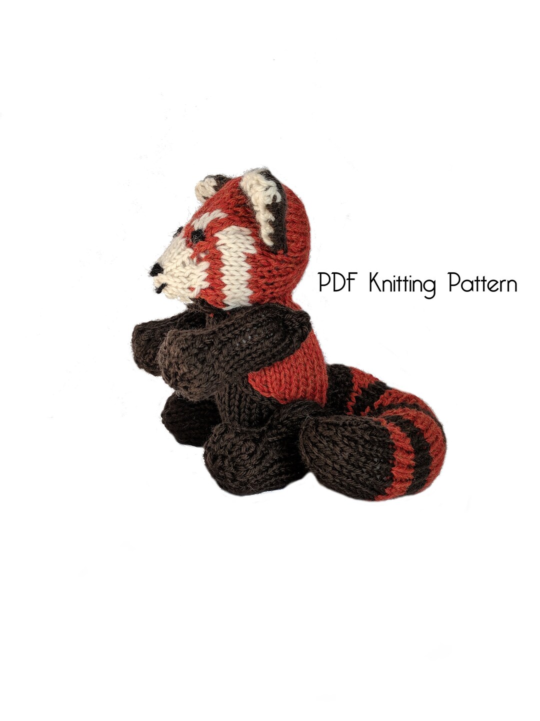 Knitted Red Panda Cub, Plush Toy Pattern (PDF Pattern) - Etsy