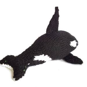 Knitted Orca, PDF Pattern, Knitting Pattern, DIY, Amigurumi, Knitted ...