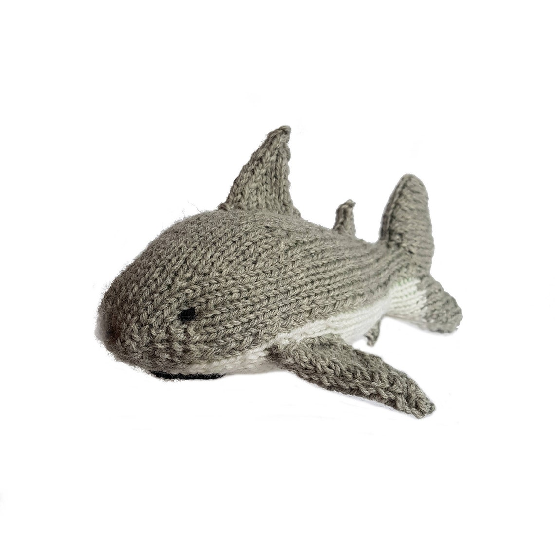 Knitted Shark, PDF Pattern, Knitting Pattern, DIY, Amigurumi, Stuffed ...