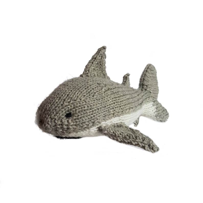 Knitted Shark, PDF Pattern, Knitting Pattern, DIY, Amigurumi, Stuffed ...