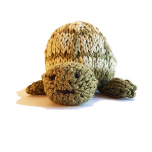 Knitted Tiny Turtle Pattern, PDF Pattern, Knitting Pattern, DIY ...