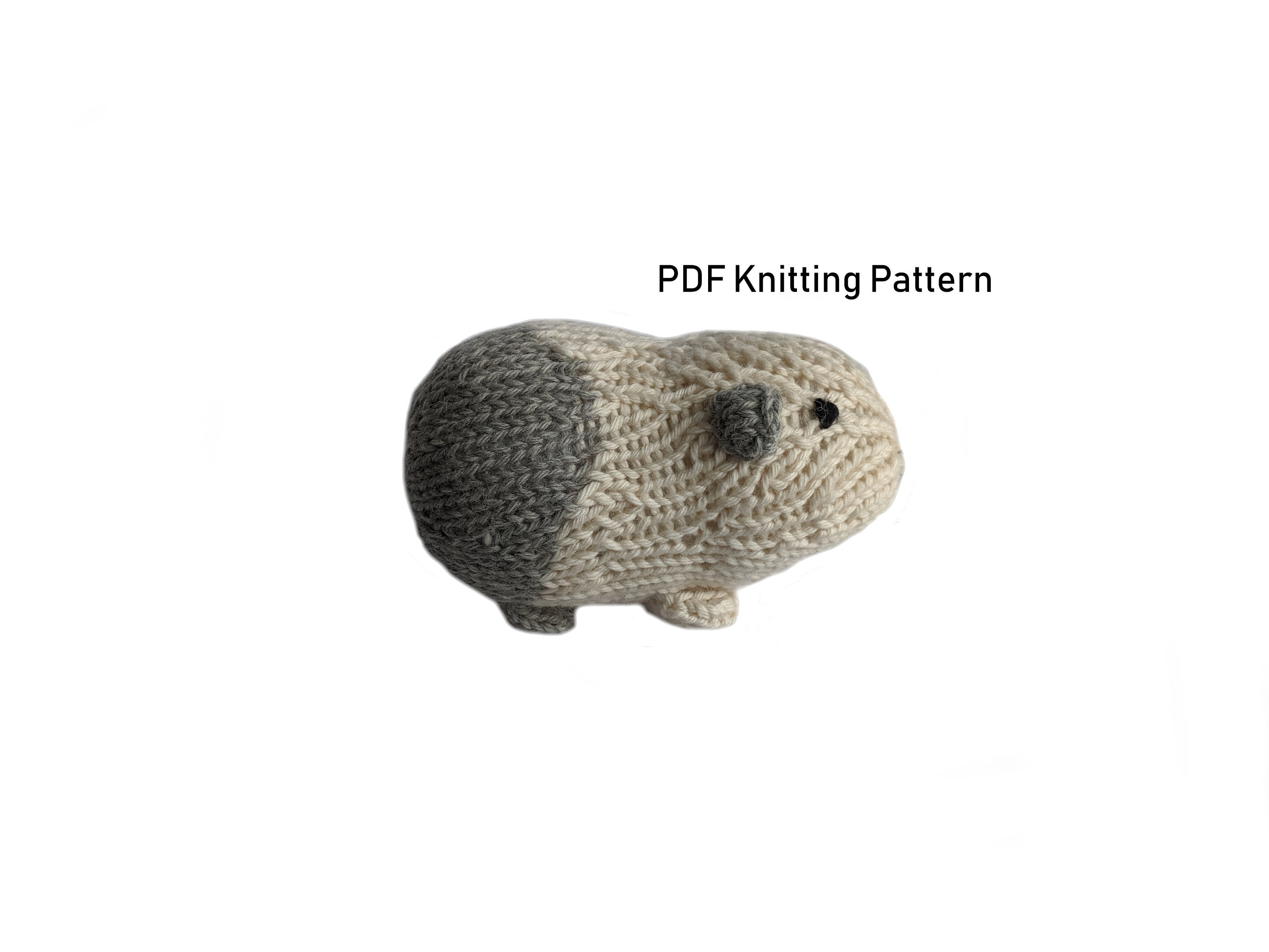 Knitted Guinea Pig Pattern PDF Pattern Knitting Pattern | Etsy