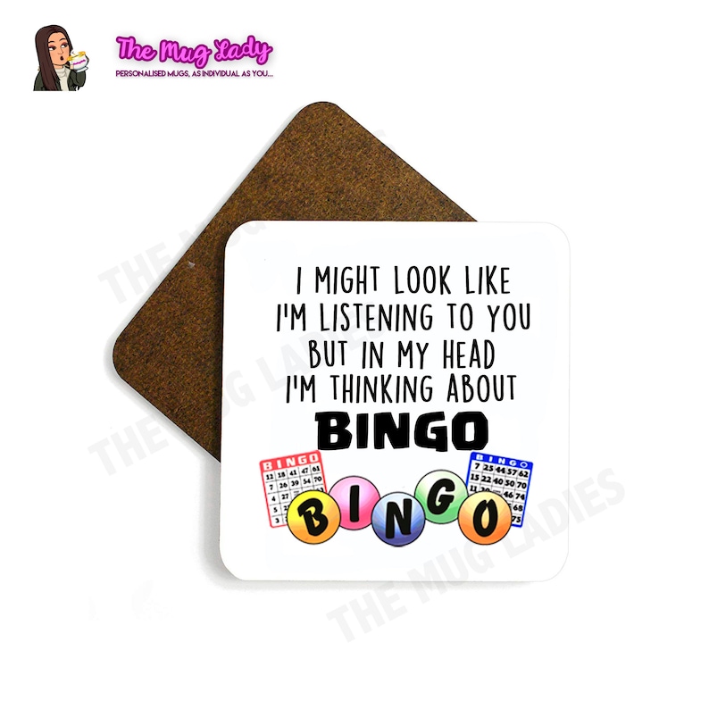 BINGO GIFT Thinking About Bingo Bingo Travel Mug Bingo Mug - Etsy UK