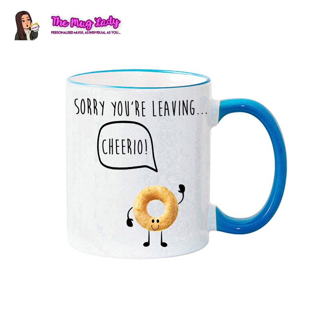 WORK LEAVING GIFT - Cheerio - Work Gift - New Job Gift - Card ...