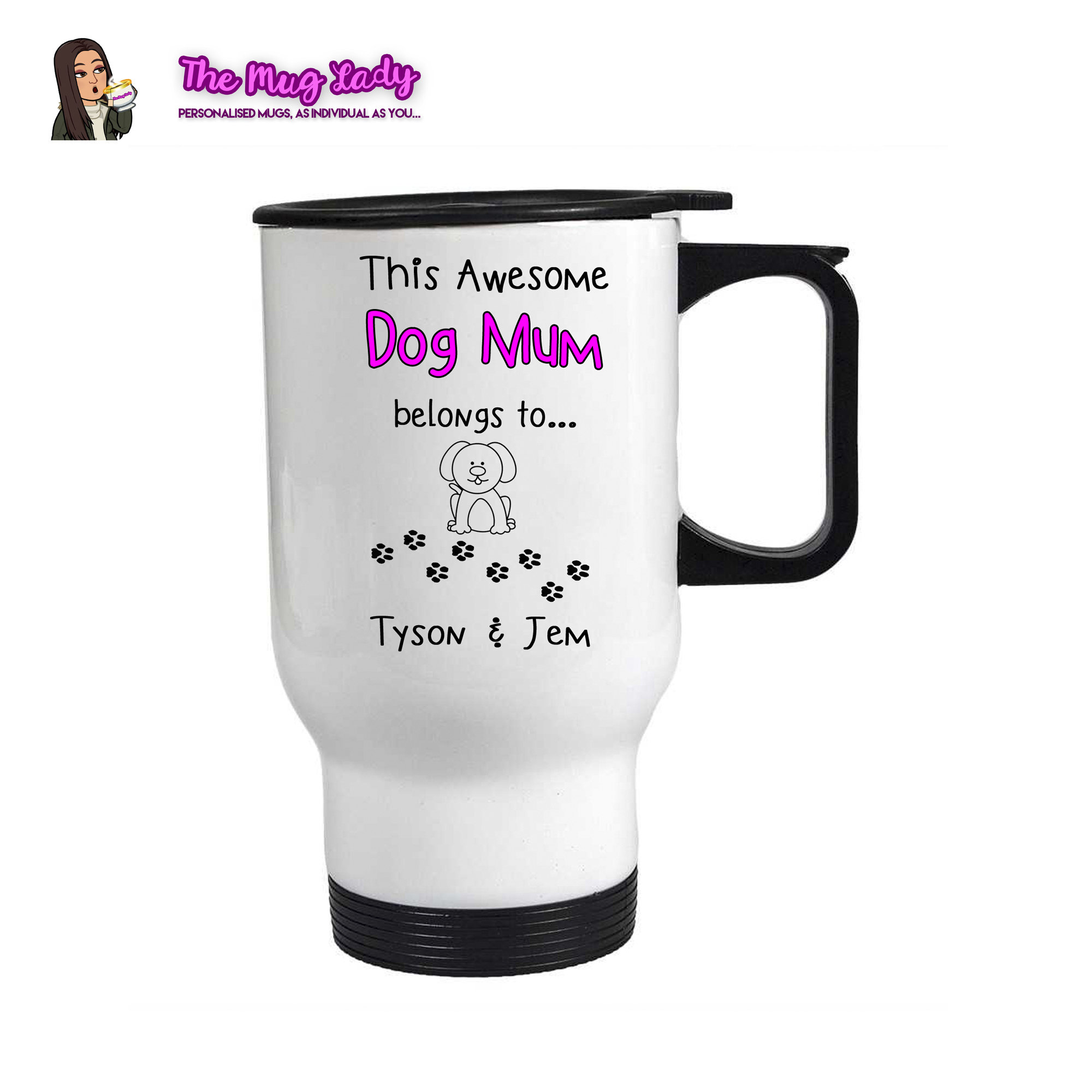 AWESOME DOG MUM Mug Dog Mum Gift - Etsy UK