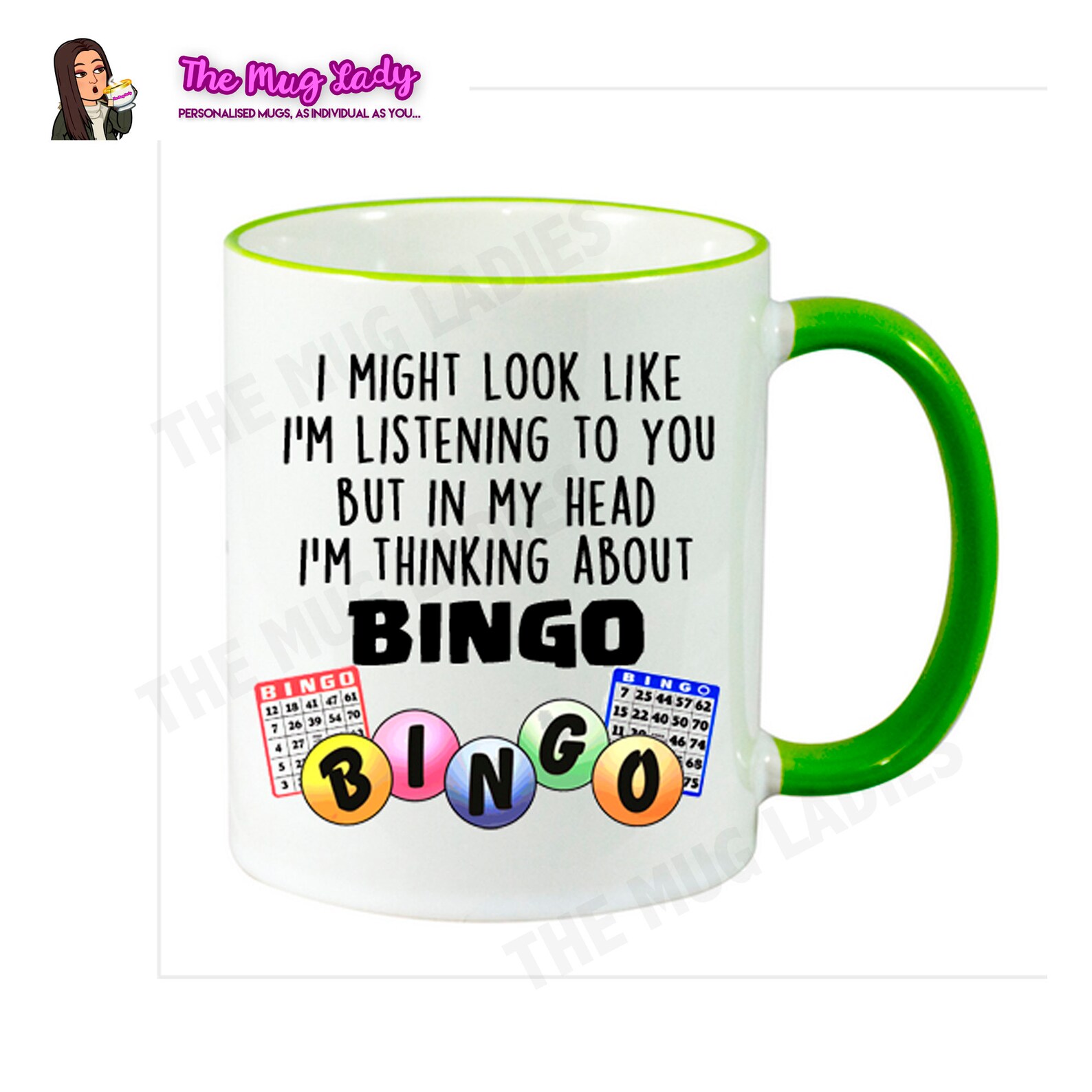 BINGO GIFT Thinking About Bingo Bingo Travel Mug Bingo Mug - Etsy UK
